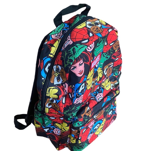 Marvel | Accessories | Marvel Backpack All Over Character Multi Large ...